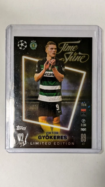 TOPPS MATCH ATTAX 2024-2025 24/25 Viktor Gyokeres Sporting Cp Time To Shine £2.79 - PicClick UK