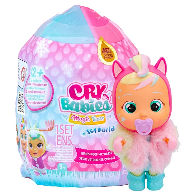 CRY BABIES MAGIC Tears ICY WORLD KEEP ME WARM Series Kids Surprise Doll ...