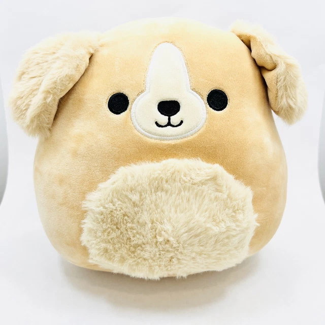 SQUISHMALLOW KELLYTOY STEVON THE DOG Plush 8” Puppy Golden Soft Fuzzy ...