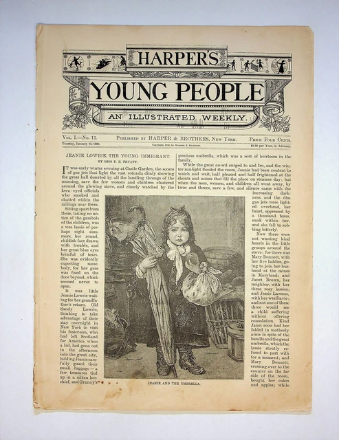 HARPER'S YOUNG PEOPLE Magazine Vol. 1 #11 VG- 3.5 1880 £34.79 - PicClick UK