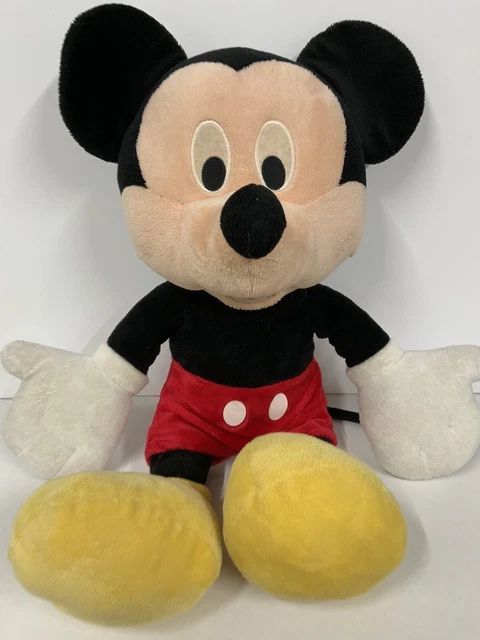 DISNEY MICKEY MOUSE Cuddly Toy Plush Soft 21” Large Plushie £7.99 ...