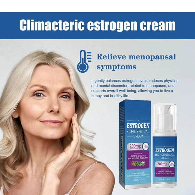 ESTROGEN CREAM FOR Hormone Balance Natural Bioidentical Estrogen Cream ...