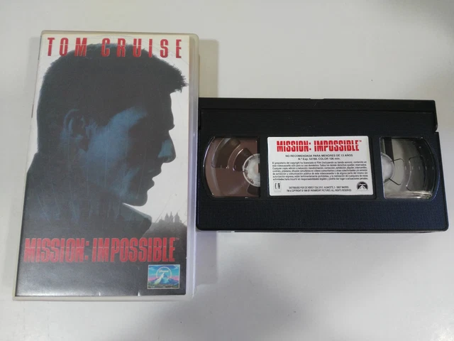 MISSION IMPOSSIBLE I Tom Cruise - VHS Tape Castillan EUR 26,84 ...