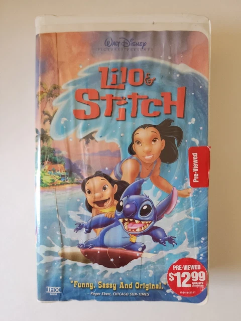 WALT DISNEY'S LILO and Stitch (Blockbuster,Clamshell, VHS, 2002) EUR 2 ...