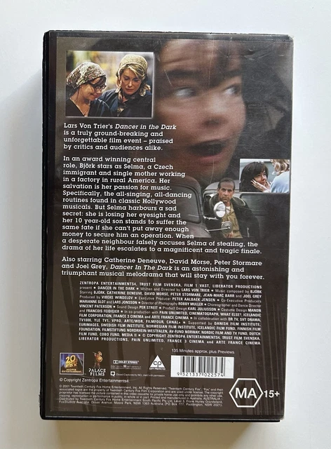 DANCER IN THE Dark [VHS] Palace Big Box Ex-Rental Video Tape Von Trier ...