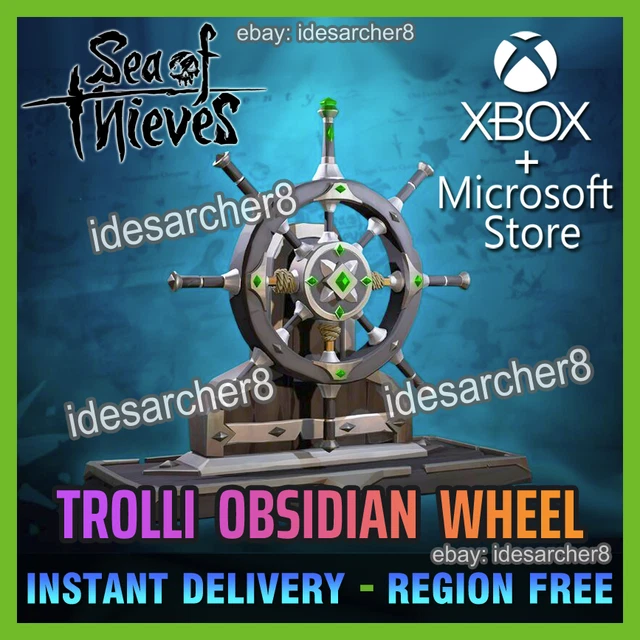 SEA OF THIEVES Obsidian Wheel Trolli Pack Promo 2024 Ship Part Xbox/PC ...
