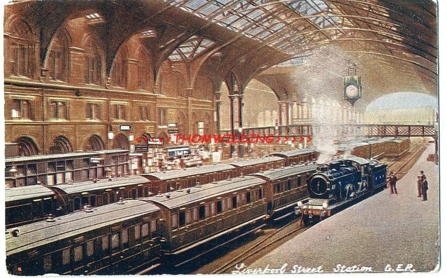 LIVERPOOL ST STATION Great Eastern Railway (GER) INTERIOR London EC2 £6 ...
