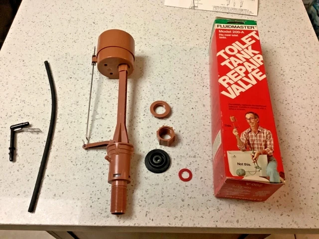 FLUIDMASTER-VINTAGE TOILET TANK Repair Valve-Model 200-A - See All Pics ...