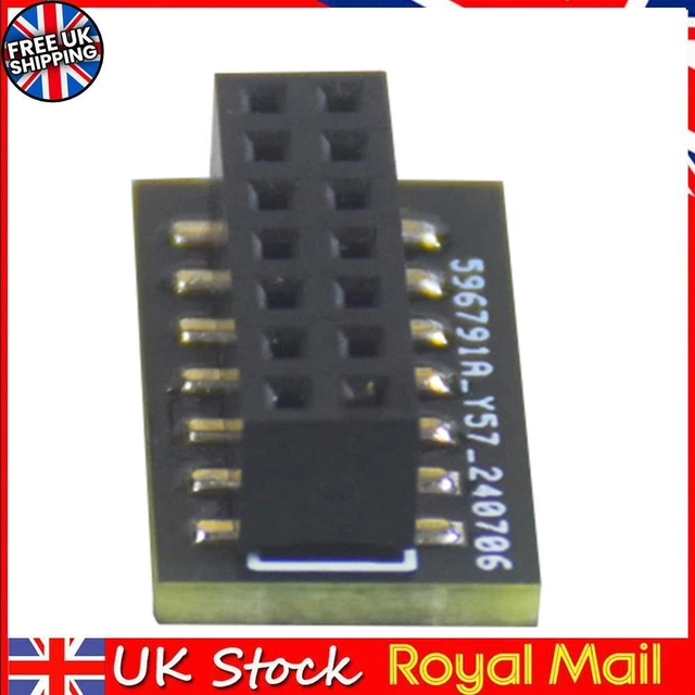 REMOTE CARD TRUSTED Platform Module TPM 2.0 Module 14 Pin for Asrock ...