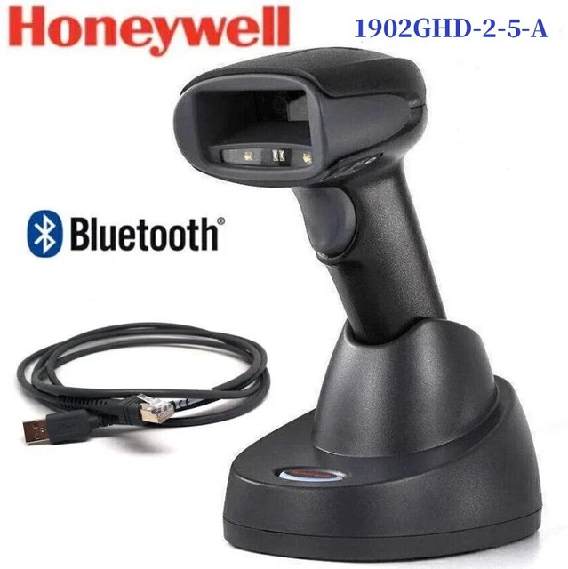 HONEYWELL 1902GHD-2-5-A XENON Bluetooth Barcode Scanner With USB Cable ...