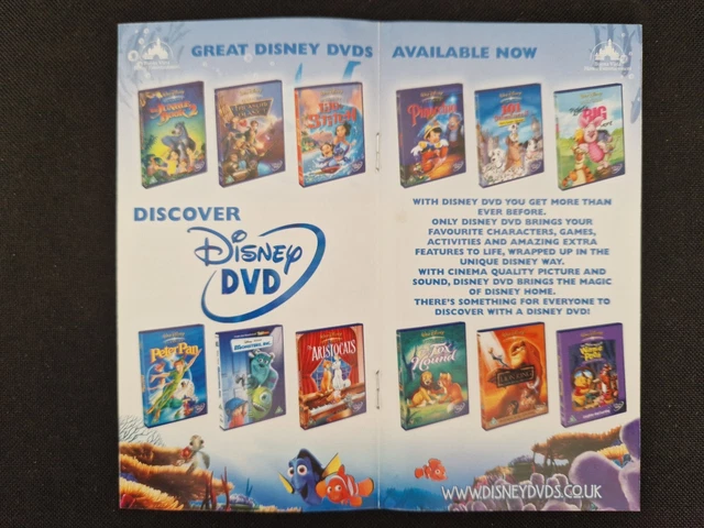 WALT DISNEY OFFERS - Mobile, Channel, DVD's, Catalogue/Booklet #W1057 £ ...