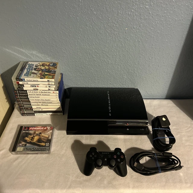 SONY PS3 CECHC03 160GB Console Backwards Compatible PS2 15 Games Tested ...