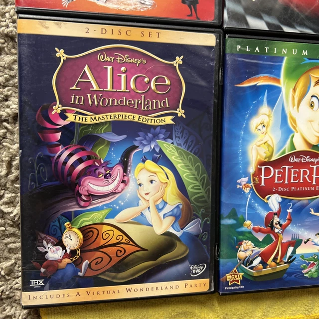 10 DISNEY PETER Pan Jungle Book Alice Wonderland Incredibles Cars ...