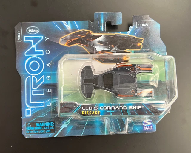 DISNEY TRON LEGACY Series 1 Clu's Command Ship Die-Cast Years New ...