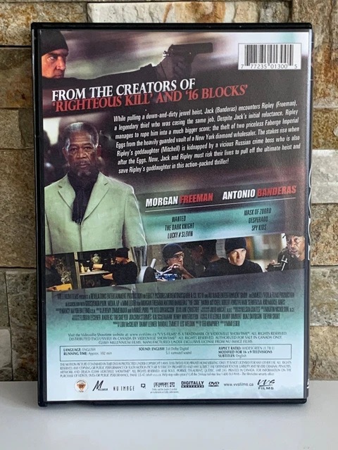 THE CODE DVD Morgan Freeman Antonio Banderas Action Thriller 2009 ...