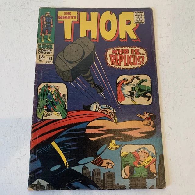 THE MIGHTY THOR #141 Silver Age Marvel Comic Book £19.81 - PicClick UK