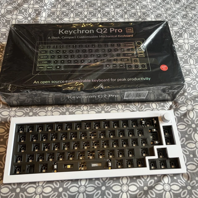 KEYCHRON Q2 PRO ISO Barebone - Shell White £99.99 - PicClick UK