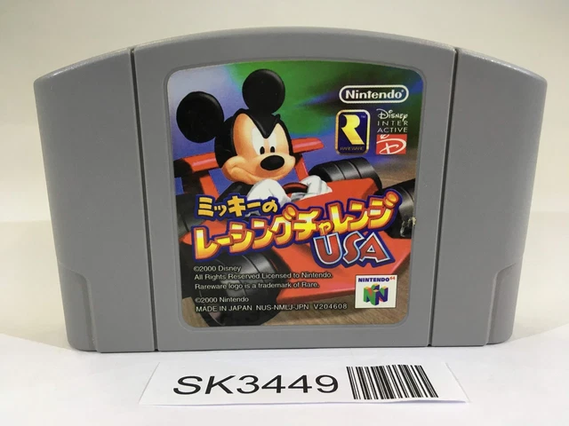 SK3449 MICKEY'S SPEEDWAY Racing Challenge USA Nintendo 64 N64 Japan $18 ...