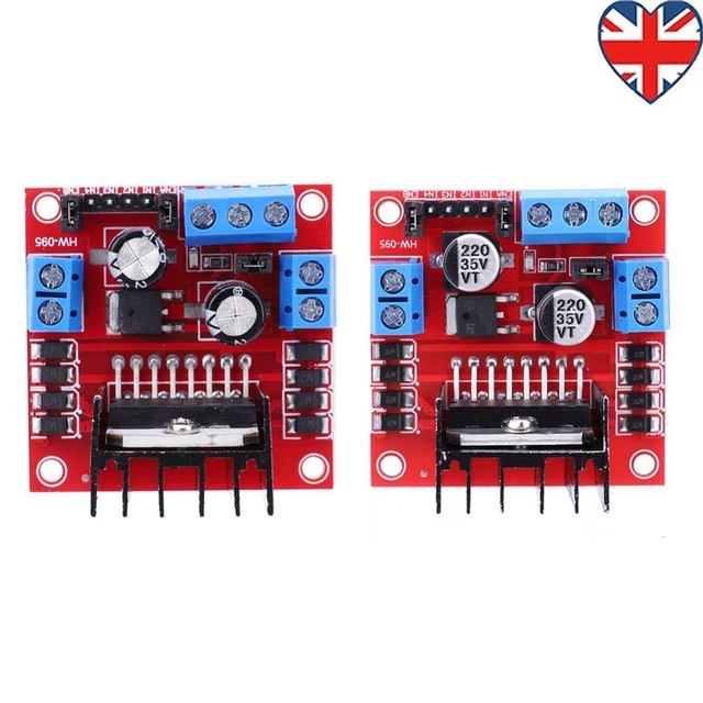 L298N DC MOTOR Driver Module 5V Stepper Motor Drive Module for Smart ...