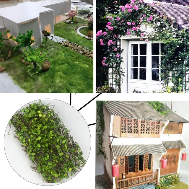 PLANT SIMULATION MODEL Scene Layout DIY Building Materials Diorama ...