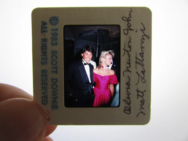 OLIVIA NEWTON JOHN & Matt Lattanzi Original Press Photo Slide Negative ...