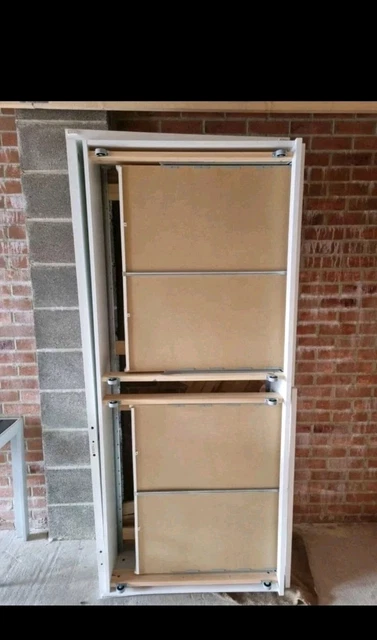 IKEA FLEKKE DAY-BED Frame with 2 Drawers, White, 80x200 cm, 2 ...