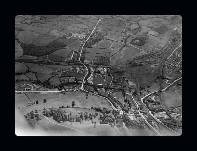 PONTYPOOL WALES AERIAL view 1930s OLD PHOTO 3 $8.50 - PicClick AU