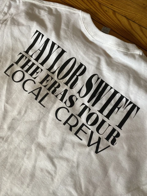 *RARE* TAYLOR SWIFT Eras Tour Production Crew T Shirt merch local ...