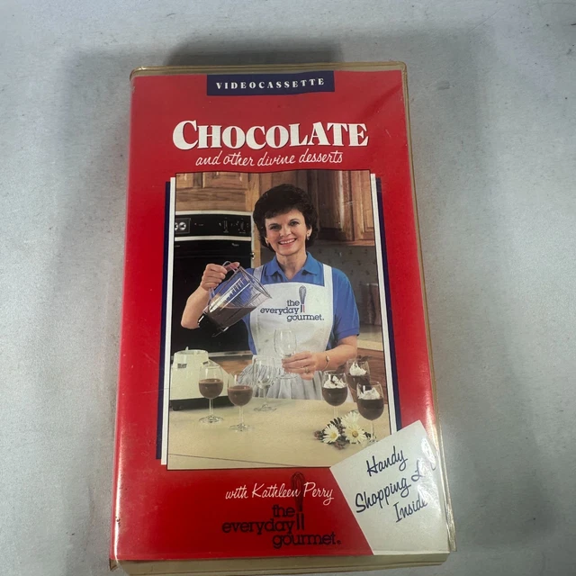 CHOCOLATE & OTHER Divine Desserts VHS 1986 The Everyday Gourmet ...