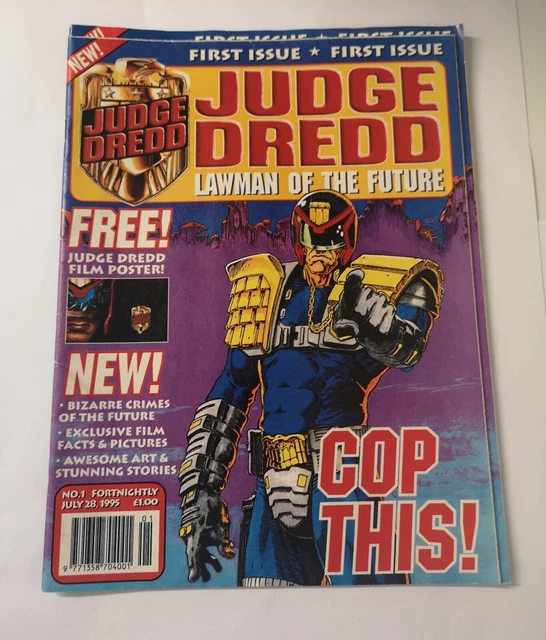 JUDGE DREDD'S LAWMAN Of The Future Comic First Issue July 28. 1995 £10. ...