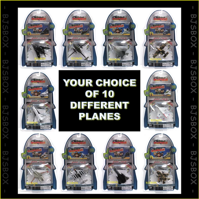 ACTION JETZ USAF Fighter Planes 10 Different Choices DieCast Aircraft ...