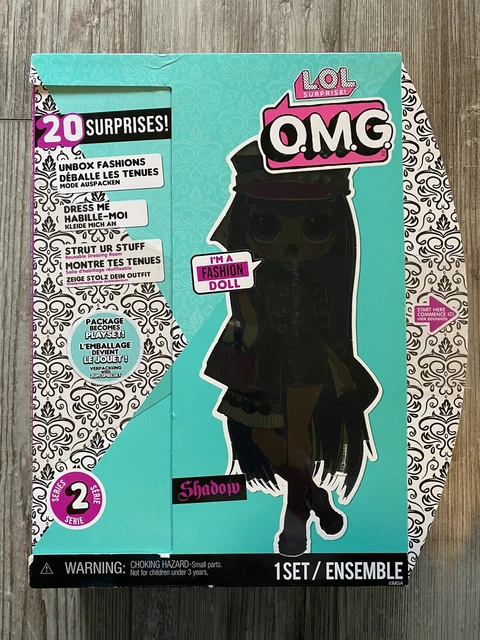 LOL SURPRISE ! OMG Shadow Posable Fashion Poupée 20 Accessoires RARE ...