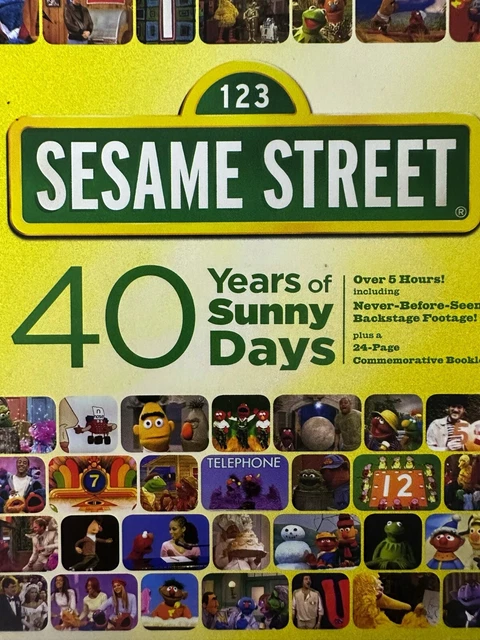 SESAME STREET: 40 Years Of Sunny Days 2 x DVD Set Exc Cond! *Region 1 ...