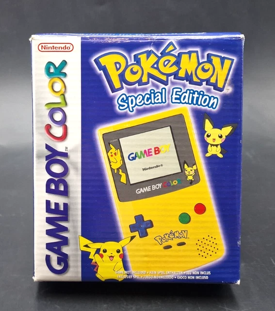 CONSOLE NINTENDO GAMEBOY Color Pokémon Special Edition Pikachu Boxed - Bon Etat EUR 549,90 ...