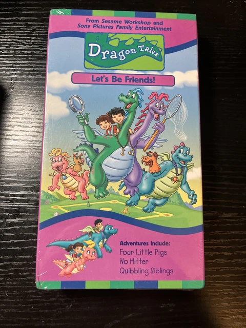 DRAGON TALES: #8 - Lets Be Friends VHS Tape 2001 Animated Kids Cartoon ...