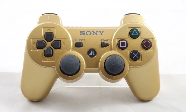 ORIGINAL SONY PLAYSTATION 3 Wireless Dualshock Controller Gold PS3 EUR ...