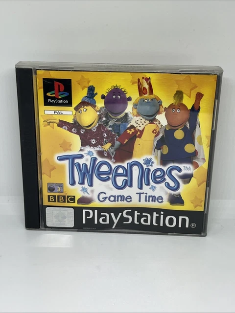 TWEENIES GAME TIME PS1 (COMPLETE) teletubbies Sony Playstation black ...