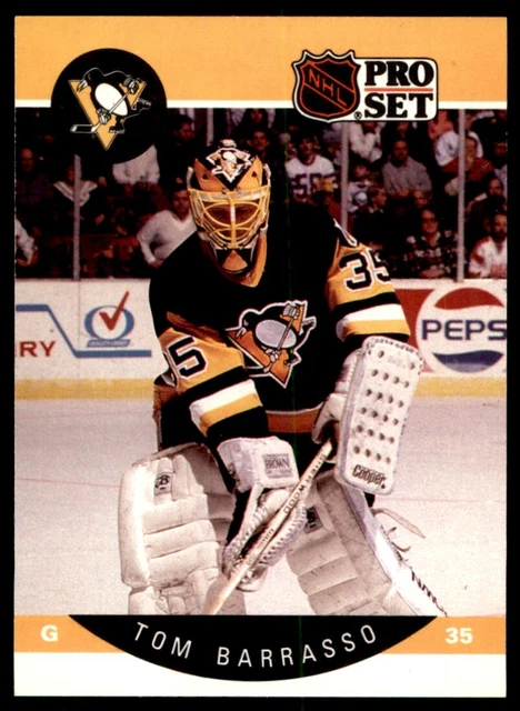 1990-91 PRO SET Tom Barrasso Pittsburgh Pingouins #227 EUR 0,82 ...