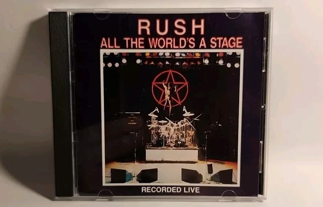 RUSH ALL THE Worlds A Stage Live CD Mercury Records 822 552-2 USA VG ...
