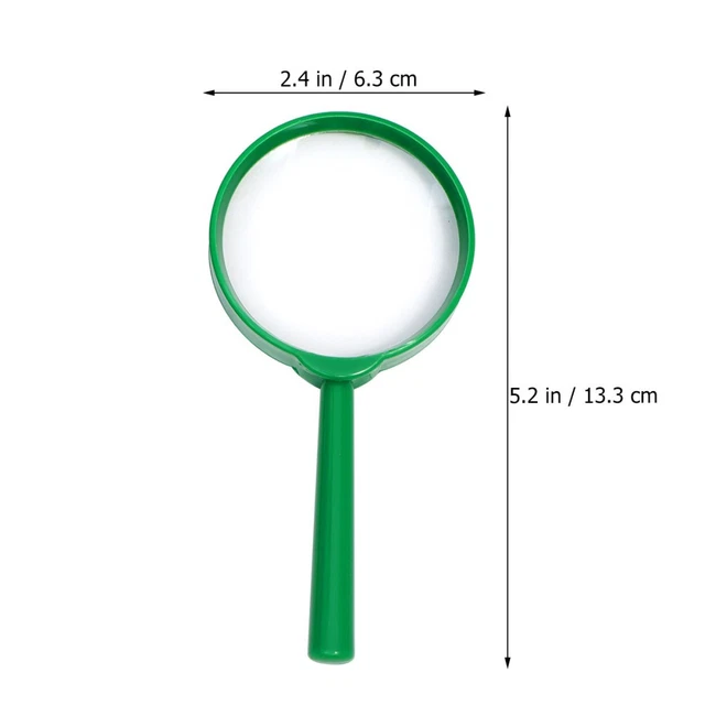 3 SETS LOUPES and Tweezers Magnifiers for Kids Mini Magnifying Glasses ...