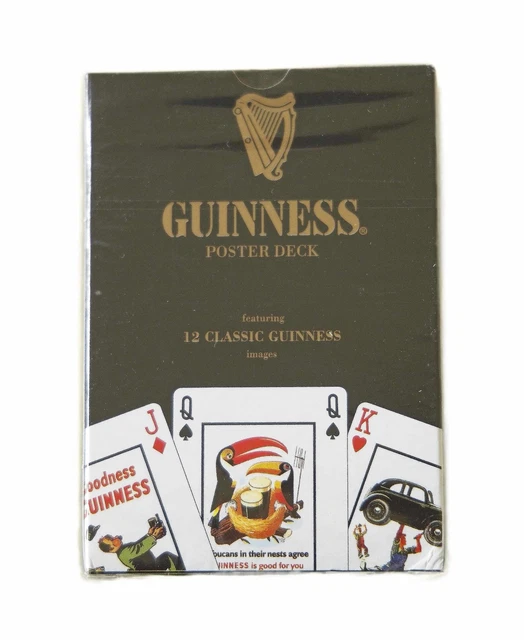 ORIGINAL GUINNESS VINTAGE Poster Deck Playing Cards New Sealed £4.87 ...