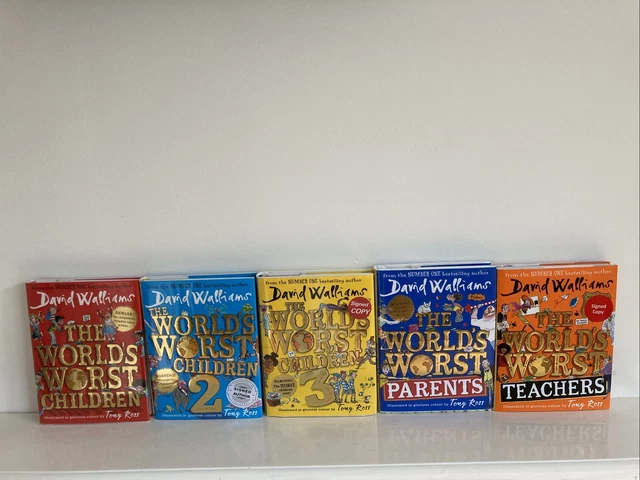 DAVID WALLIAMS WORLD'S Worst Children 5 Books Collection Set Bundle ALL ...