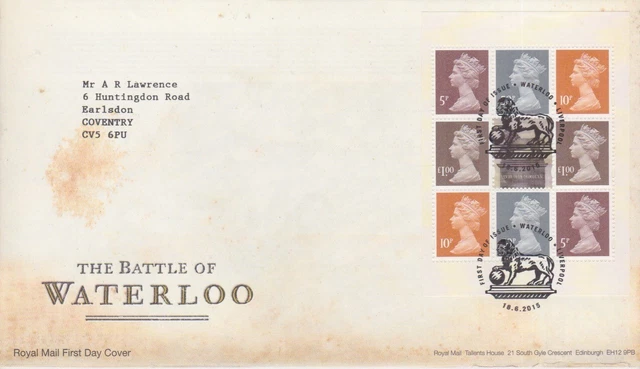 GB STAMPS ROYAL Mail Official Prestige Booklet First Day Cover Battle ...