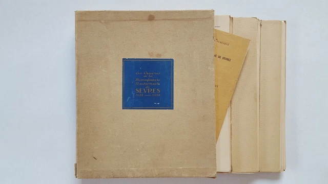 LES OEUVRES DE la manufacture nationale de Sèvres 1738-1932, 5 tomes en ...