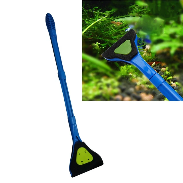 FISH TANK CLEANING Brush Long Handle Sponge Cleaning Brush for Aquarium ...