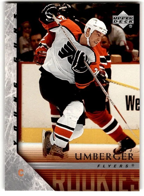 2005-06 UPPER DECK Young Guns R.J. Umberger recrue #449 Philadelphia ...