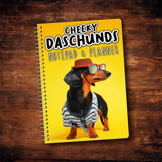 PAPER 2024 CHEEKY Dachshunds Calendar Time Planning Hanging Calendar ...
