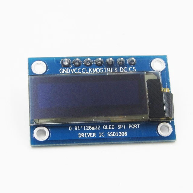 Module Daffichage Lcd Oled Oled Blanc Arduino Stm32 Spi 091 Pouce