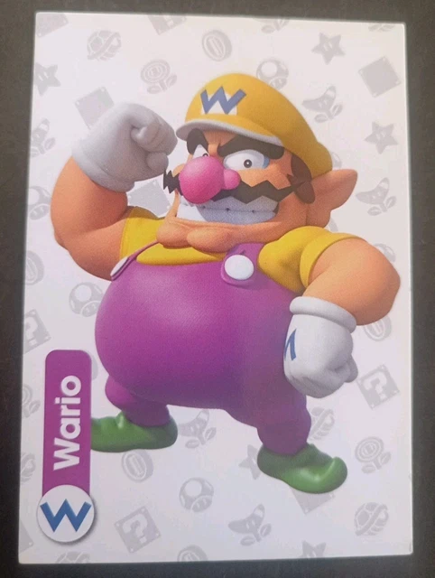 CARTE SUPER MARIO Trading Card Collection wario ,N17 EUR 1,00 - PicClick FR
