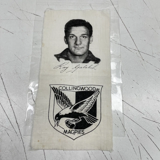 ORIGINAL COLLINGWOOD AFL VFL Football Ray Gabelich 1964 Herald Sun ...